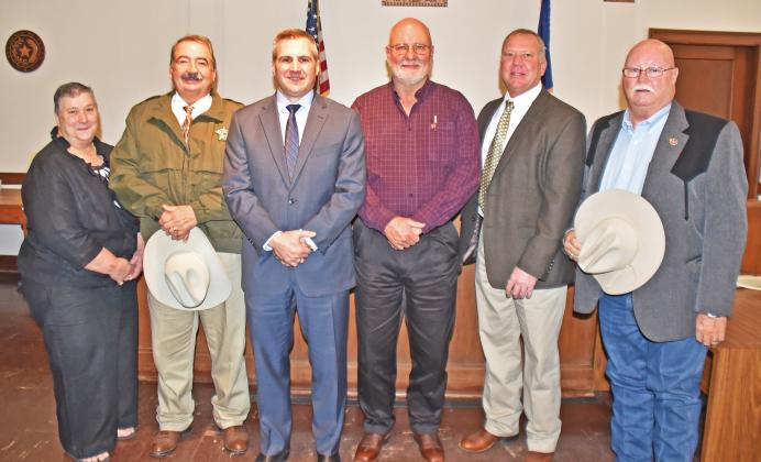 County officials take oath of office - Fredericksburg Standard