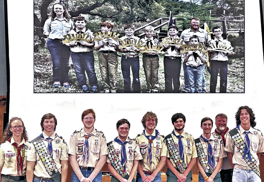 Seven scouts complete Cub-to-Eagle journey - Fredericksburg Standard