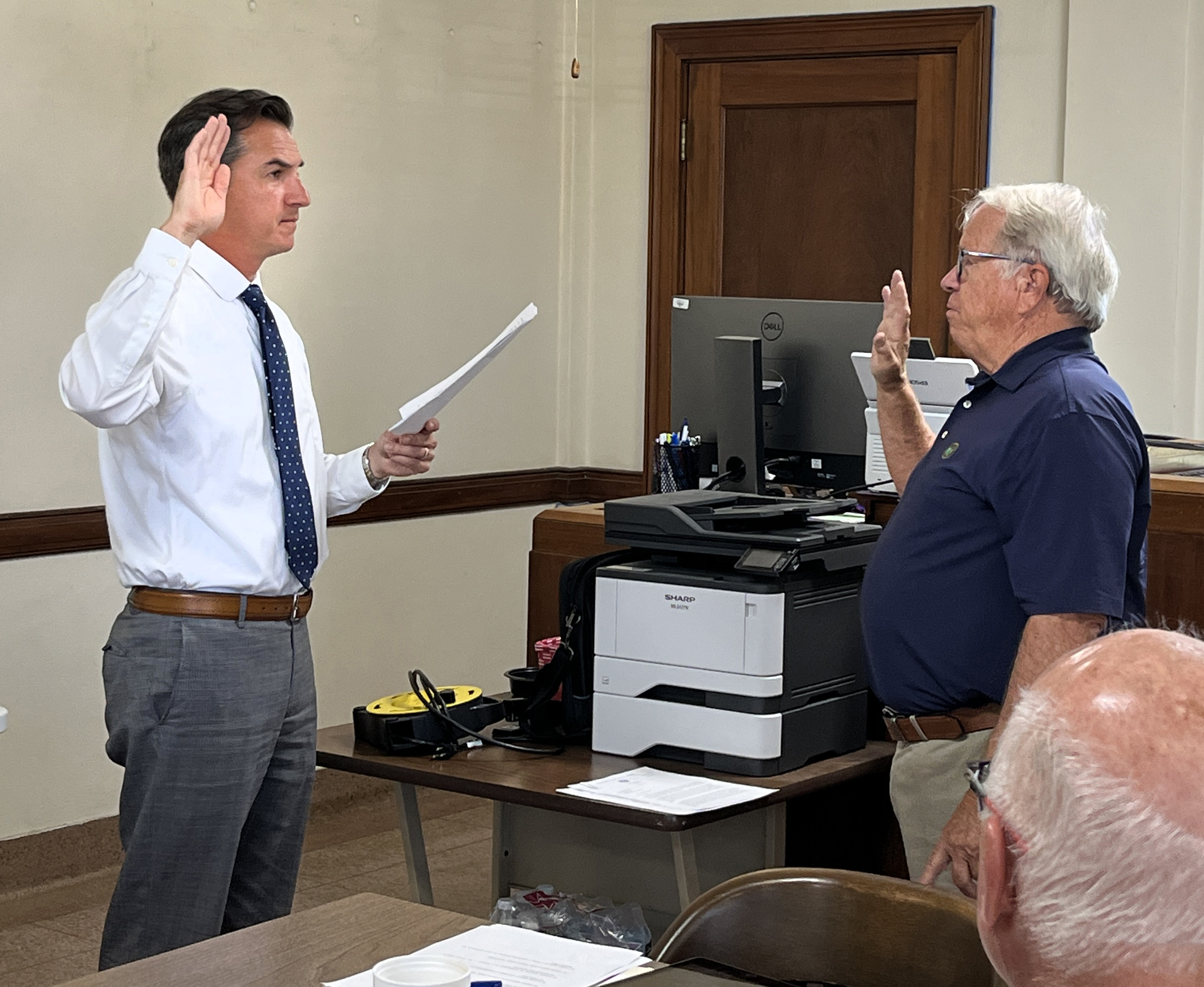 Riley sworn in as new elections director - Fredericksburg Standard