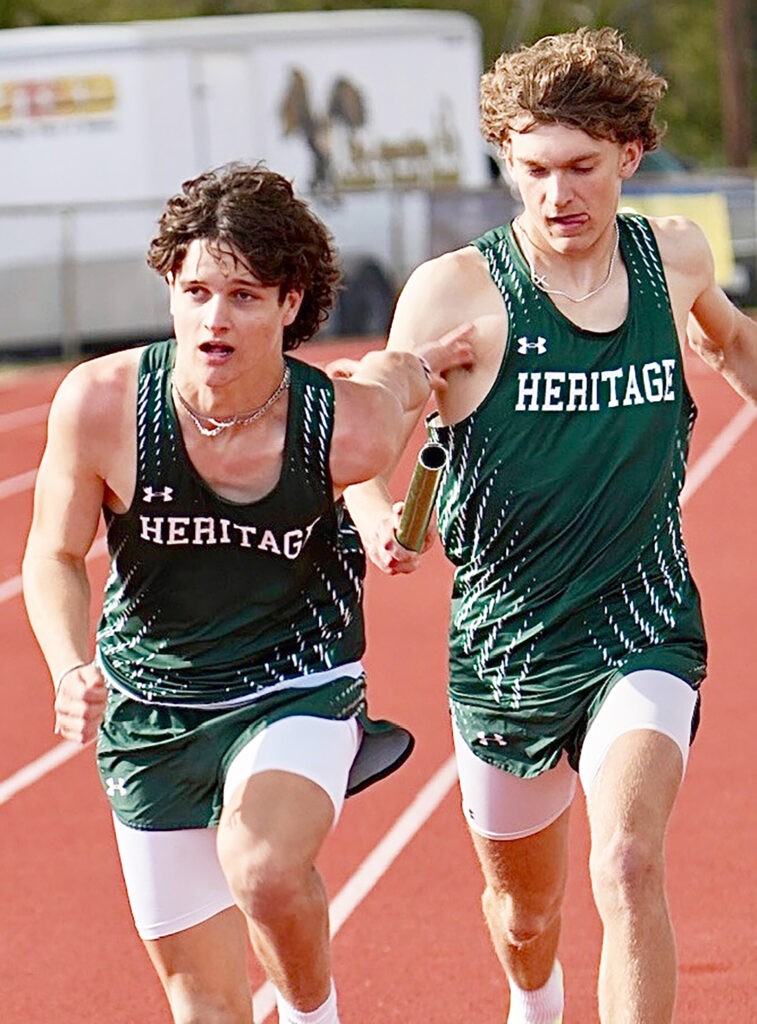 Heritage boys' and girls' track team competes at Harper Relays ...