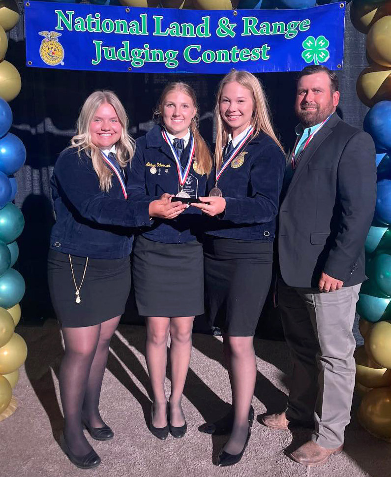 Local FFA land/range judging team places top ten in nation ...