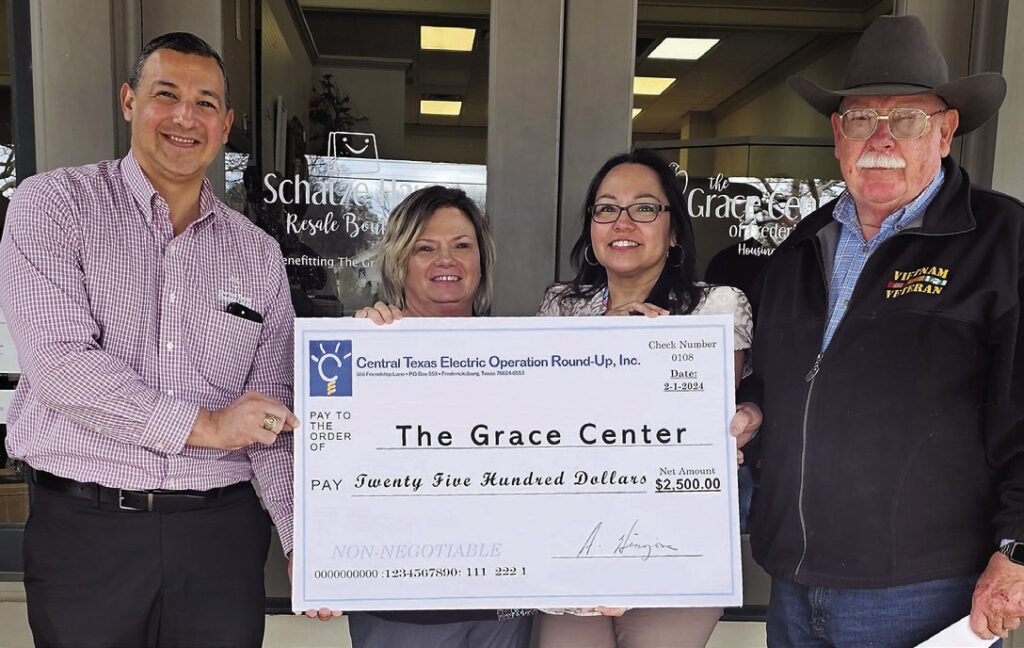 CTEC awards ‘Round-Up’ grant to The Grace Center - Fredericksburg Standard
