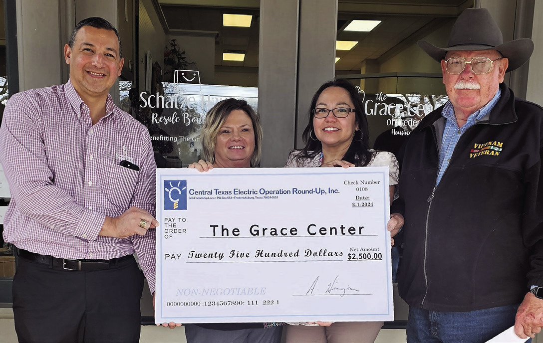 CTEC awards ‘Round-Up’ grant to The Grace Center - Fredericksburg Standard