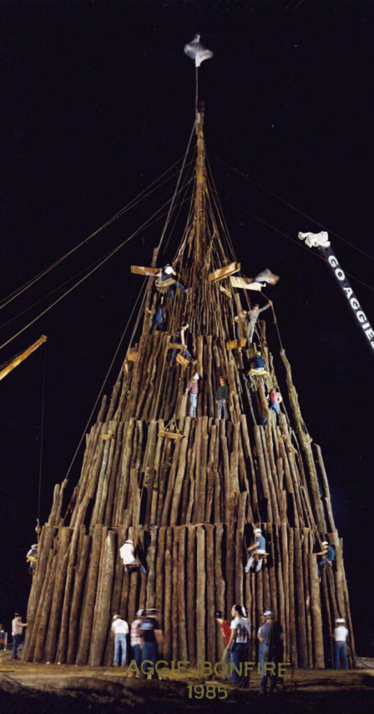 Spirit of Aggie Bonfire burns on - Fredericksburg Standard