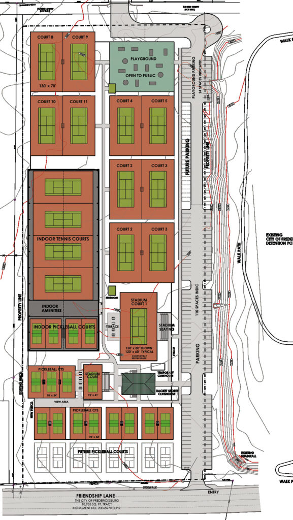 Racquet center land lease gets council approval - Fredericksburg Standard