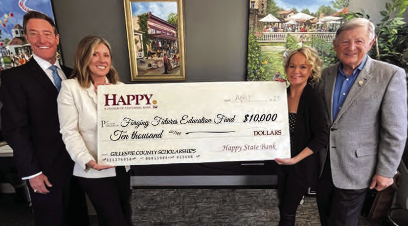 Happy Bank awards $10,000 for Forging Futures - Fredericksburg Standard