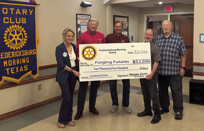 Morning Rotary donates to Hickerson scholarship fund - Fredericksburg ...